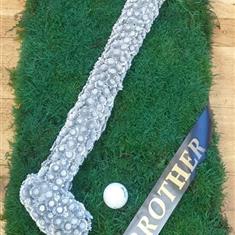 Golf club funeral tribute